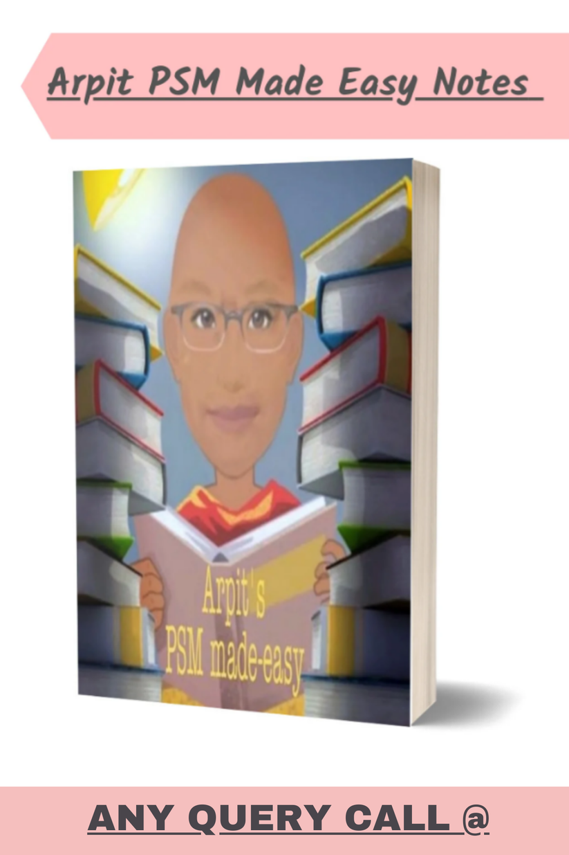 Arpit's PSM Made Easy Notes for Neet PG by Dr. Arpit (New Offer) – PrintDoc