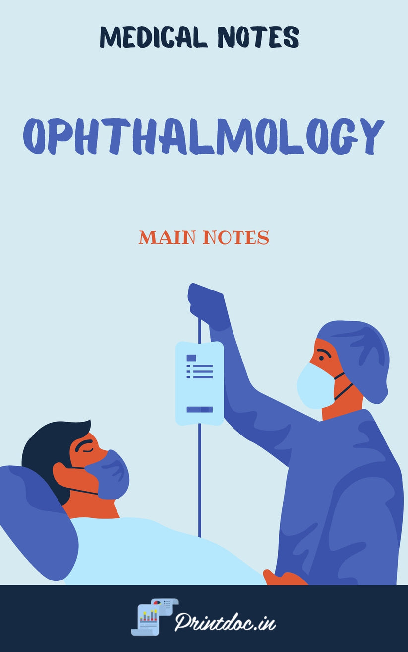 DAMS - OPHTHALMOLOGY NOTES 2023 – GROVER DOCUMENTATION