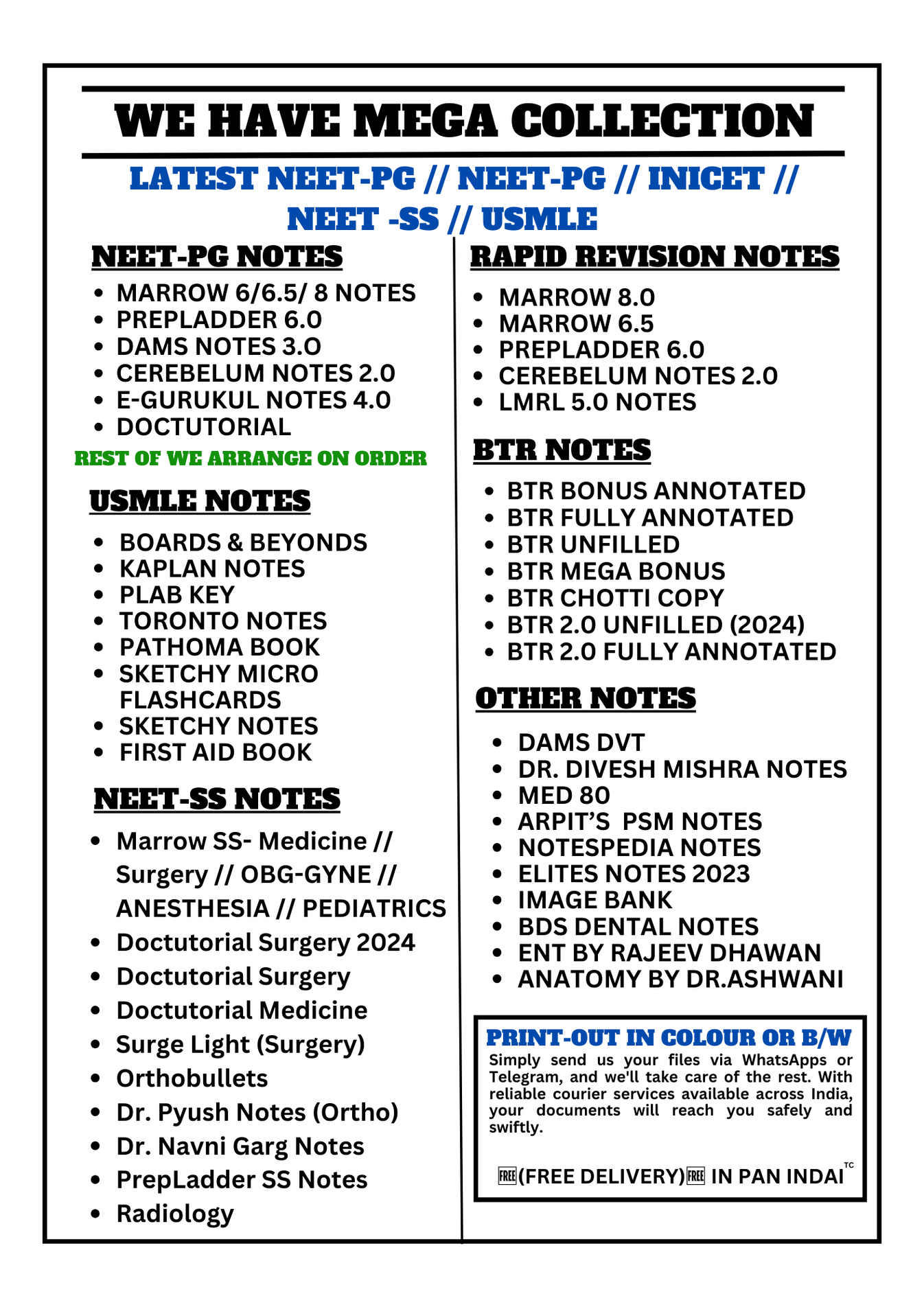 Marrow E.8.0 Rapid Revision Notes VOl-1,2,3,4,5,6 For NEET-PG (New Off ...