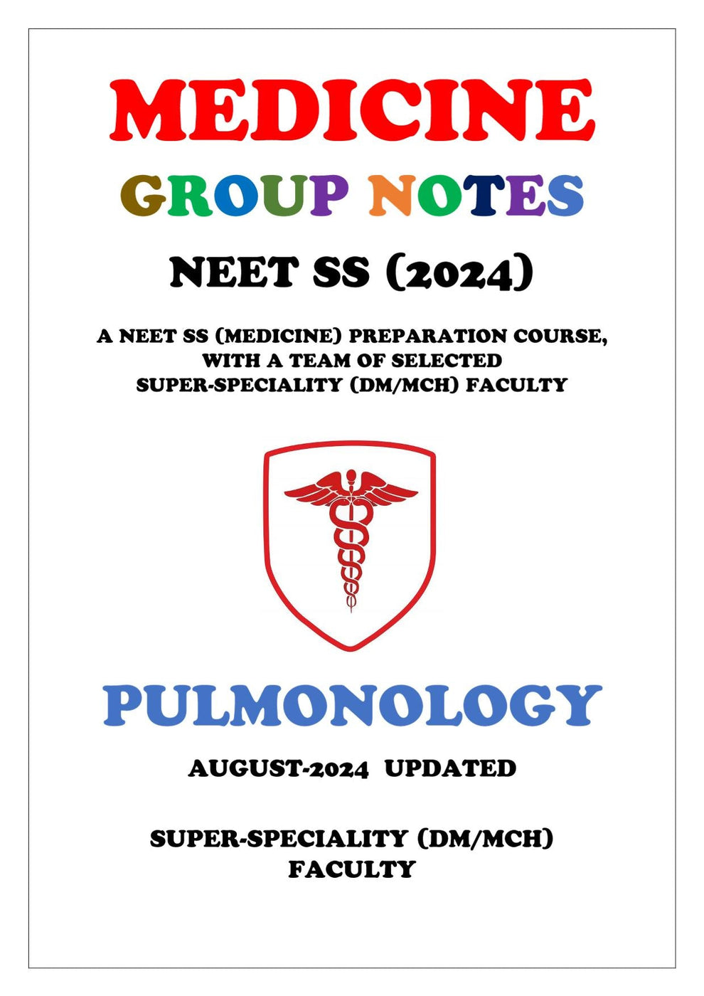 Medicine - Pulmonology Super - Speciality Notes-13 – PrintDoc
